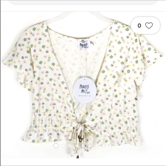 Princess Polly | Tops | Like New Princess Polly Tiefront Top | Poshmark